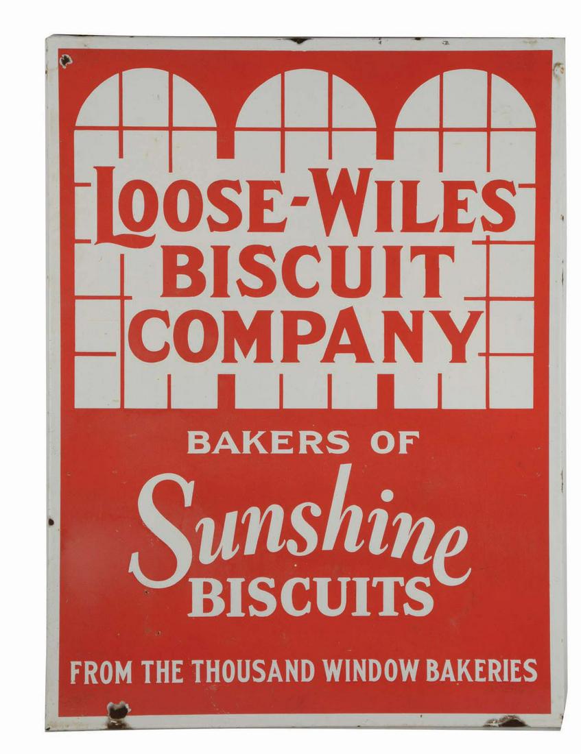 LOOSE-WILES BISCUIT COMPANY PORCELAIN ADVERTISING SIGN. - Nov 21, 2019 ...