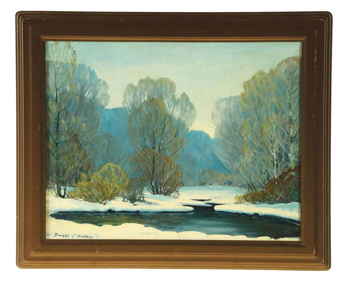 DWIGHT HOLMES (AMERICAN, 1900-1986) SNOWY RIVER. - Dec 12, 2019 | Dan ...
