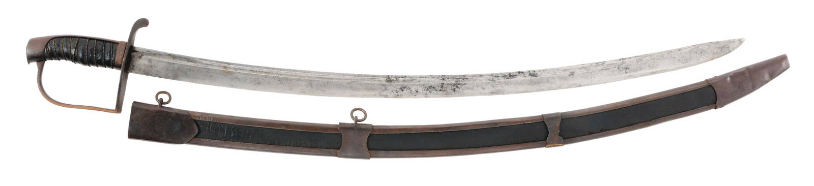Rare U.s. Model 1807 Contract Cavalry Saber By Rose,