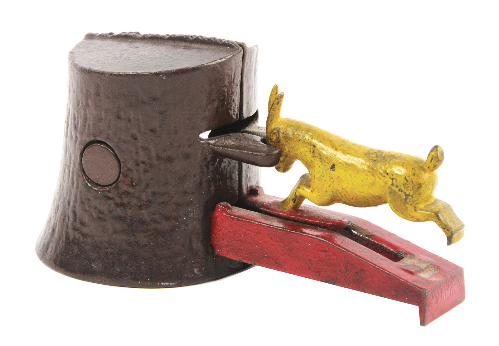 Judd Butting Goat Cast Iron Mechanical Bank.