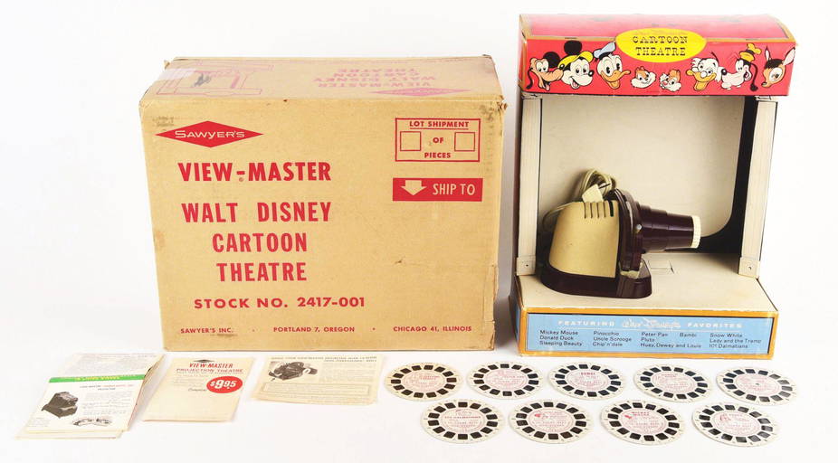 Unusual Walt Disney Viewmaster Cartoon Theater.