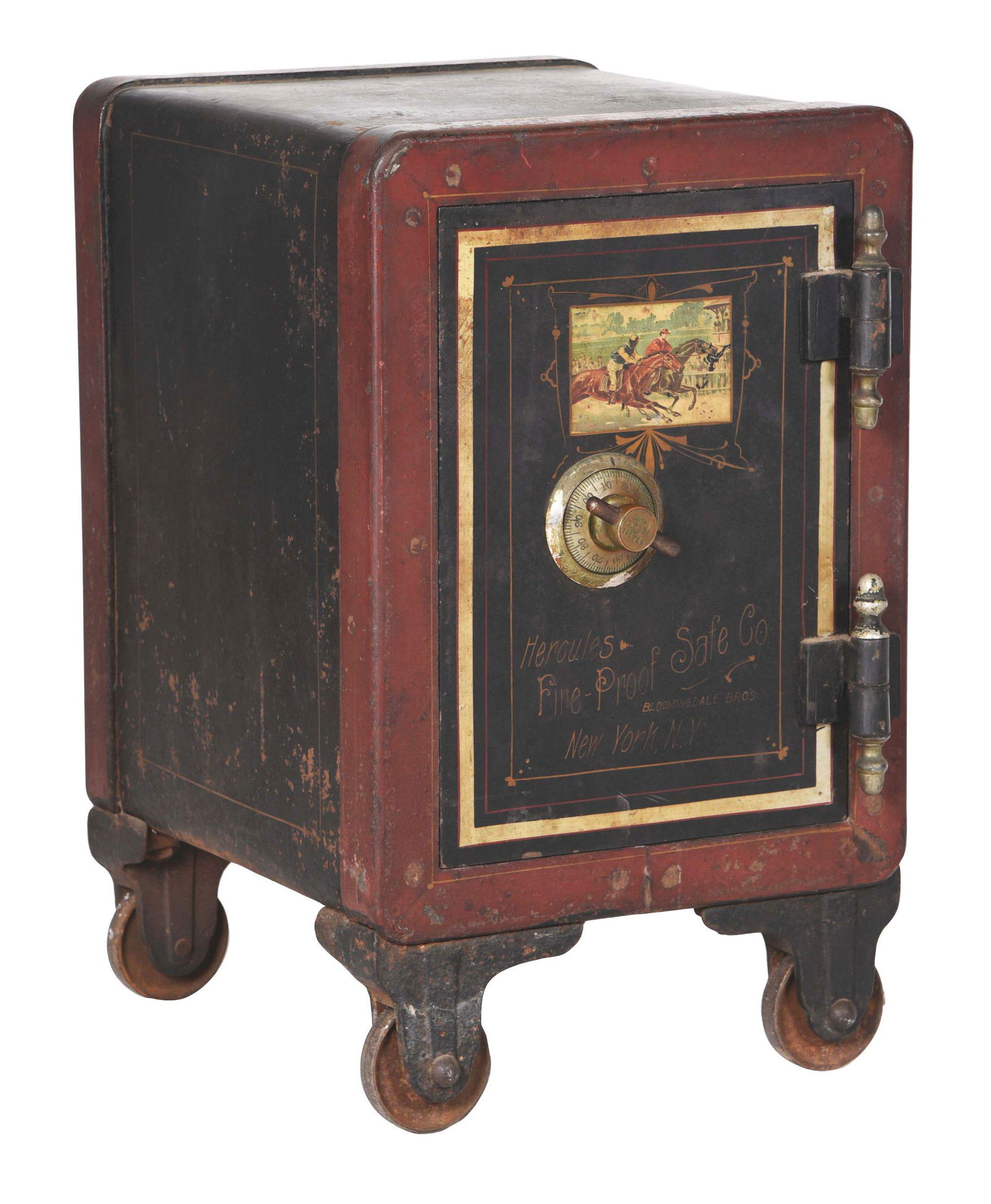 For Auction: HERCULES FIRE-PROOF SAFE CO. BLOOMINGDALE BROS. SAFE ...