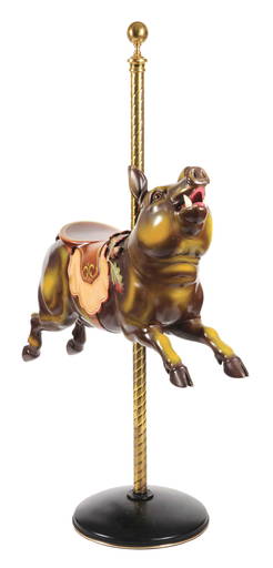 Gusav A. Dentzel Carousel Pig.