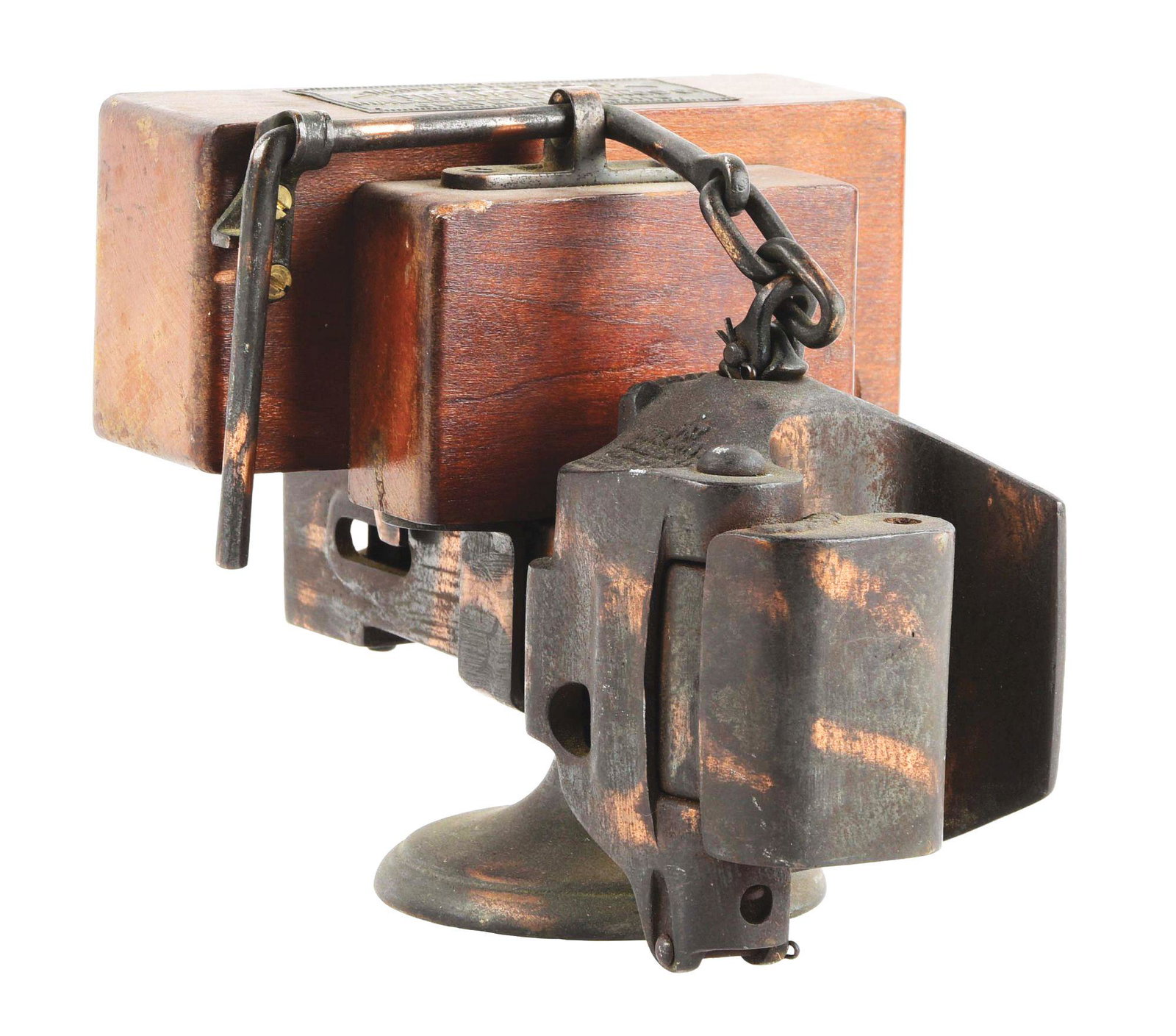 1919 Salesman Sample Rail Car Coupler.