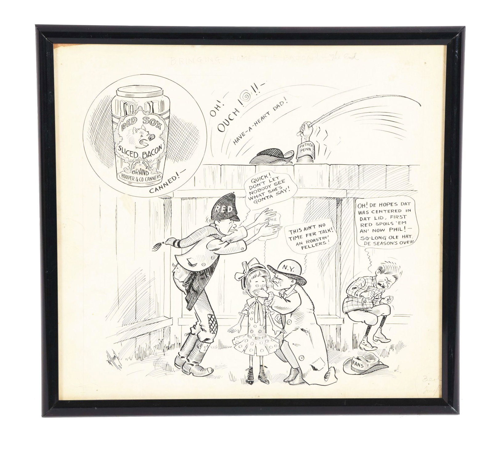 For Auction: ORIGINAL ARTWORK FOR A POLITICAL CARTOON INVOLVING THE ...