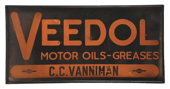 Veedol Motor Oils Tin Sign