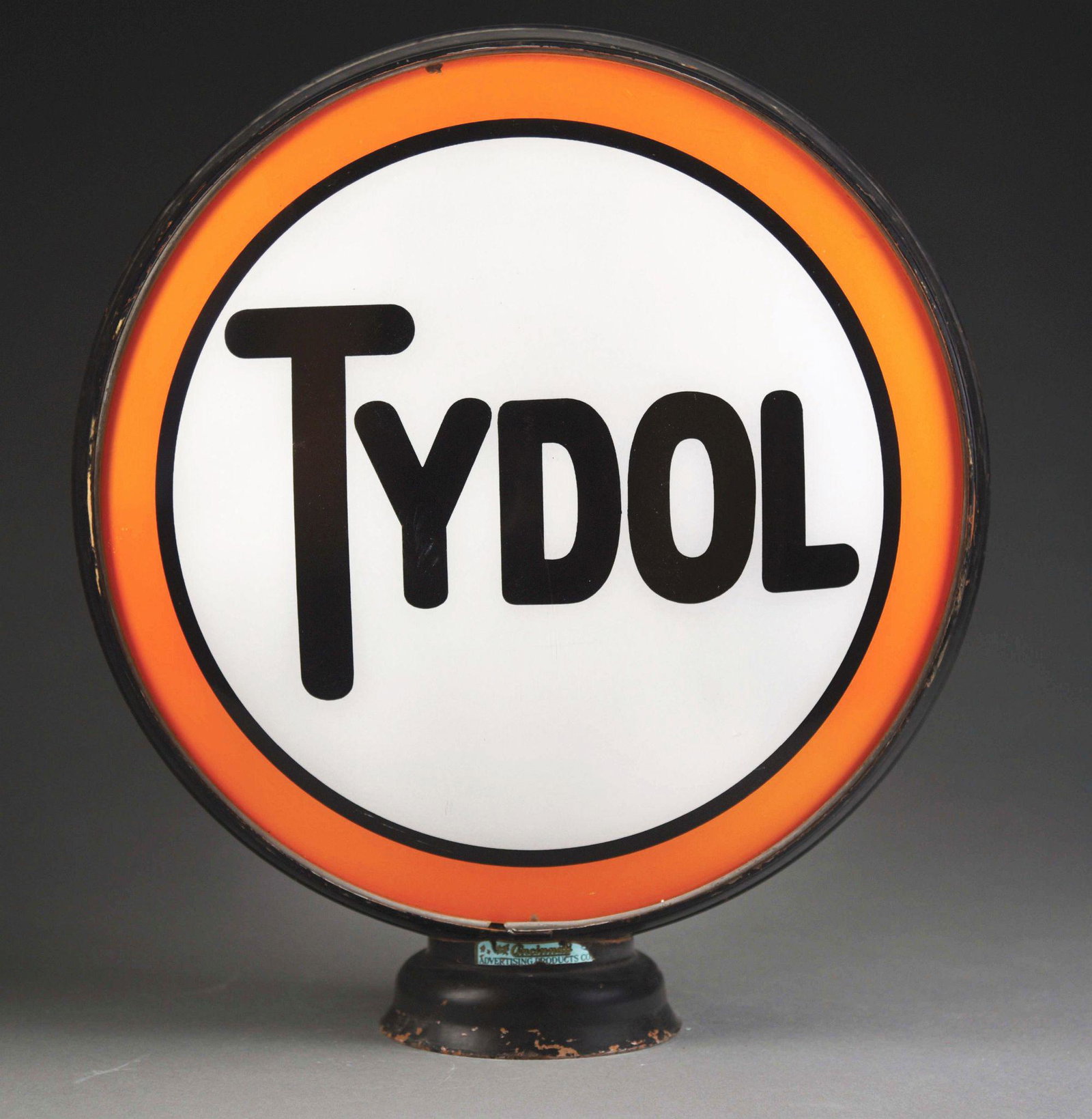 TYDOL GASOLINE COMPLETE 16.5" GLOBE ON ORIGINAL METAL - May 13, 2020 ...