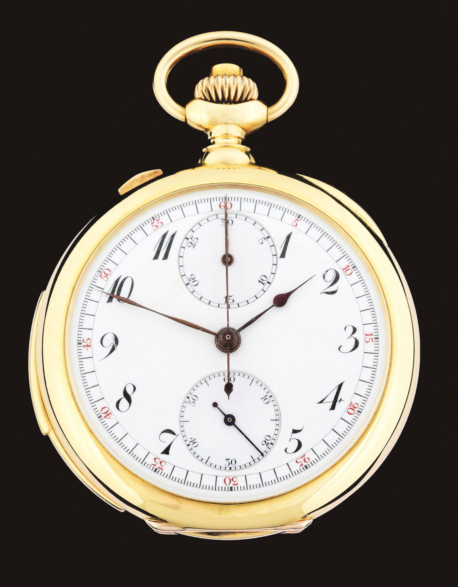 18k Gold C.h. Meylan (attr) Superior Adjustment Minute