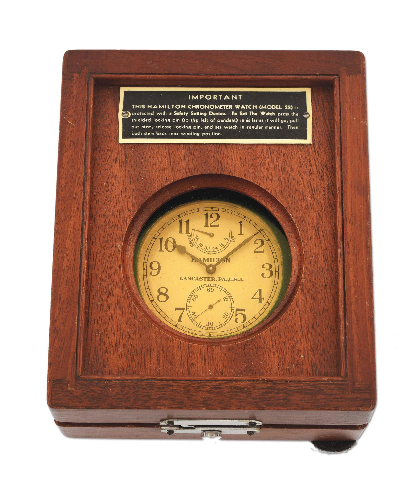 HAMILTON MODEL 22 TWO-DAY SHIPS CHRONOMETER US NAVY - Jun 30, 2020 ...