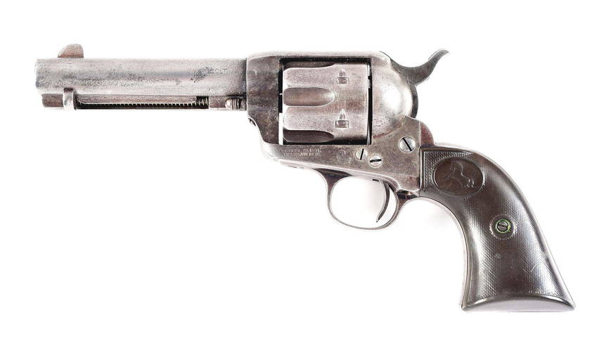 (a) First Generation Colt Single Action Army Revolver.