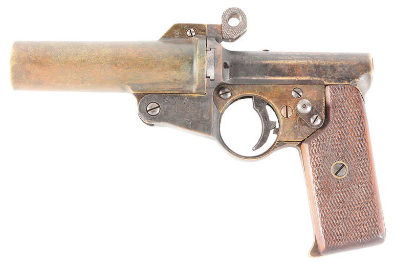 German Wwii A.w.w. 37 Kriegsmarine Flare Gun.