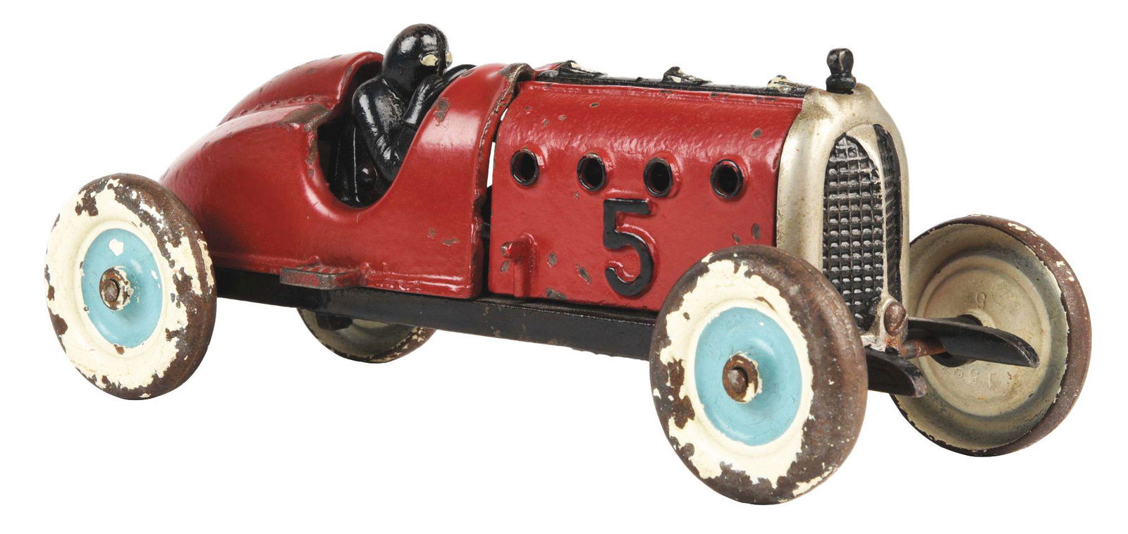 Hubley Cast Iron No. 5 Race Car.