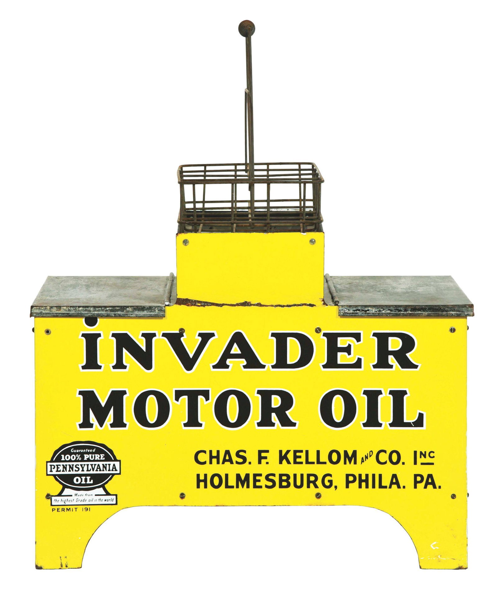 VERY RARE INVADER MOTOR OIL PORCELAIN SERVICE STATION - Oct 15, 2020 ...