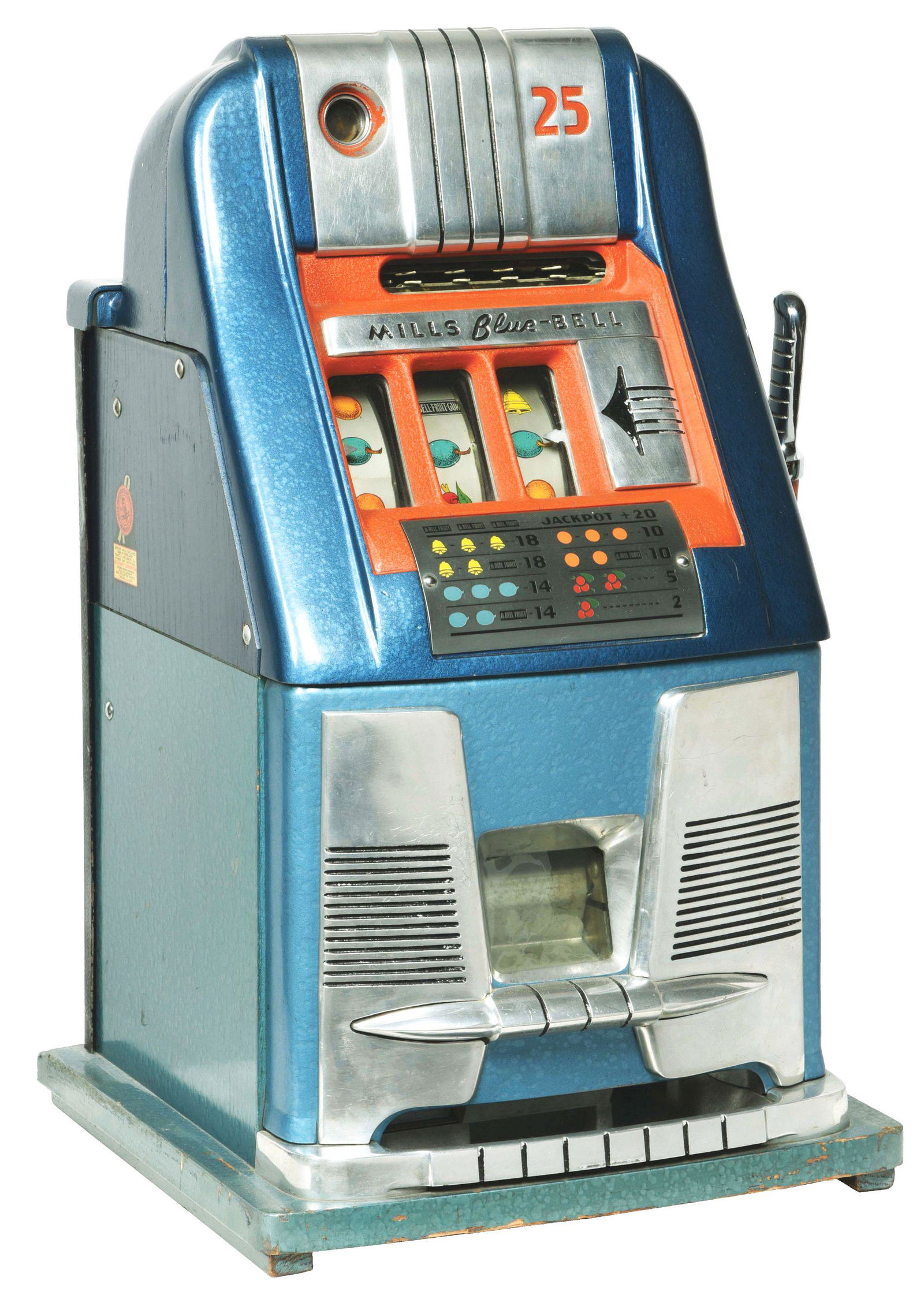 25¢ MILLS "JEWEL BELL" HIGH TOP SLOT MACHINE IN CARVED - Jun 20, 2020 ...