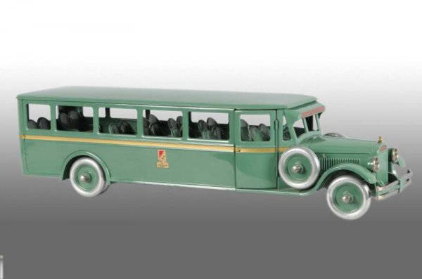 Pressed Steel Buddy L Bus Toy.