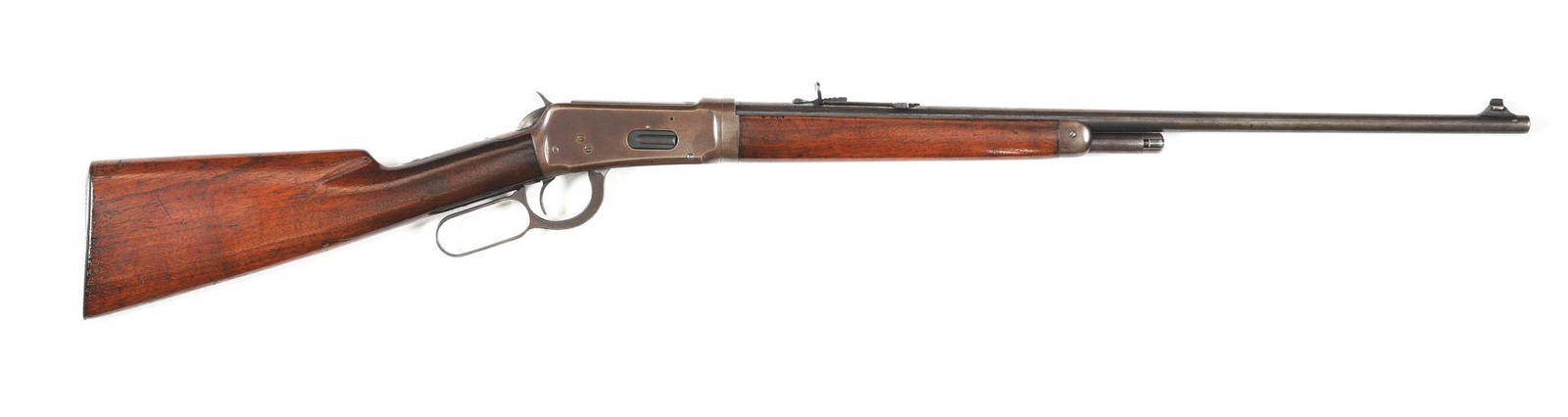 (c) Winchester Model 55 Lever Action Rifle.
