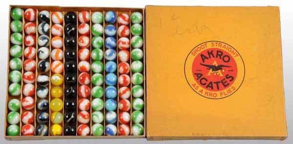 Original Box of Akro Agate Prize Name Marbles. - Oct 09, 2009 | Dan ...