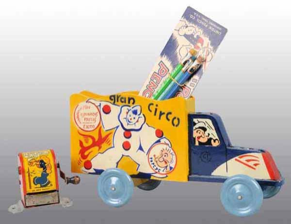 Popeye Circus Truck with Sharpener & Pencils. - Oct 10, 2009 | Dan ...