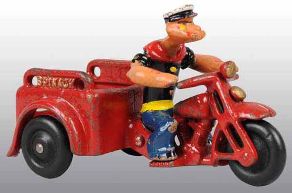 2035: Cast Iron Hubley Popeye Spinach Patrol Motorcycle - Oct 10, 2009 ...