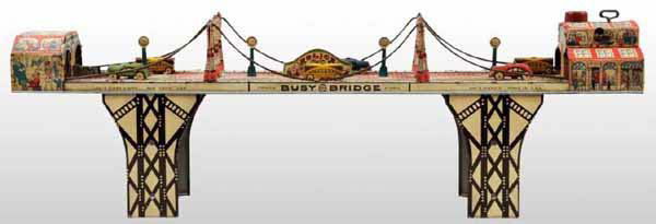 2247: Tin Marx Busy Bridge Windup Toy.