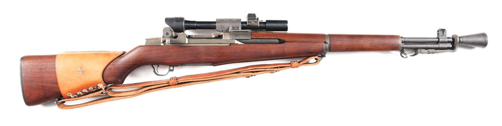 (c) Us Springfield M1 D Garand Semi Automatic Rifle.