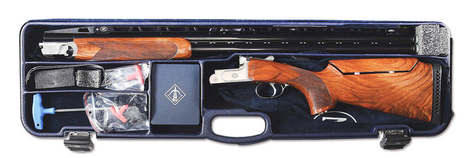 (m) Cased Zoli Z Sport Over Under Shotgun.