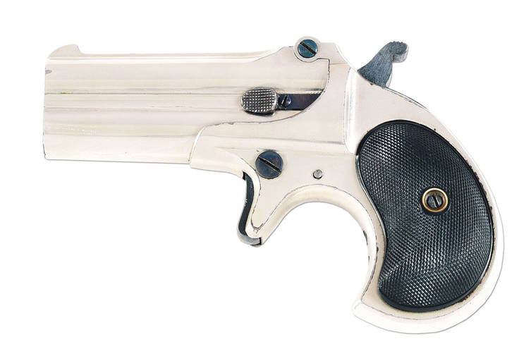 (c) Remington Type Ii Double Derringer Pistol.