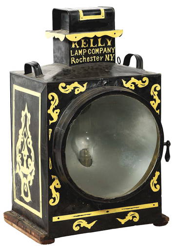 Kelly Lamp Co. Locomotive Headlight.