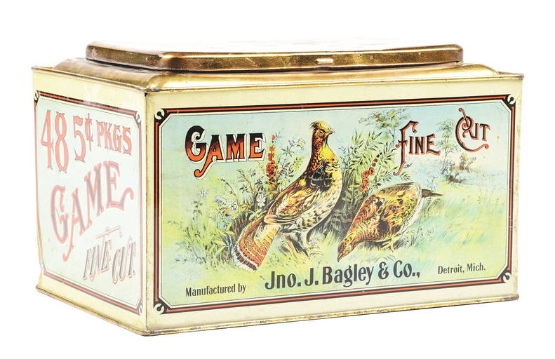 Game Fine Cut Tobacco Tin.