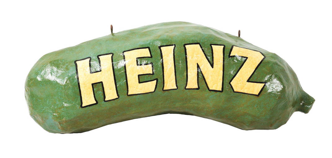 Large Country Store Heinz Advertising Hanging Sign.