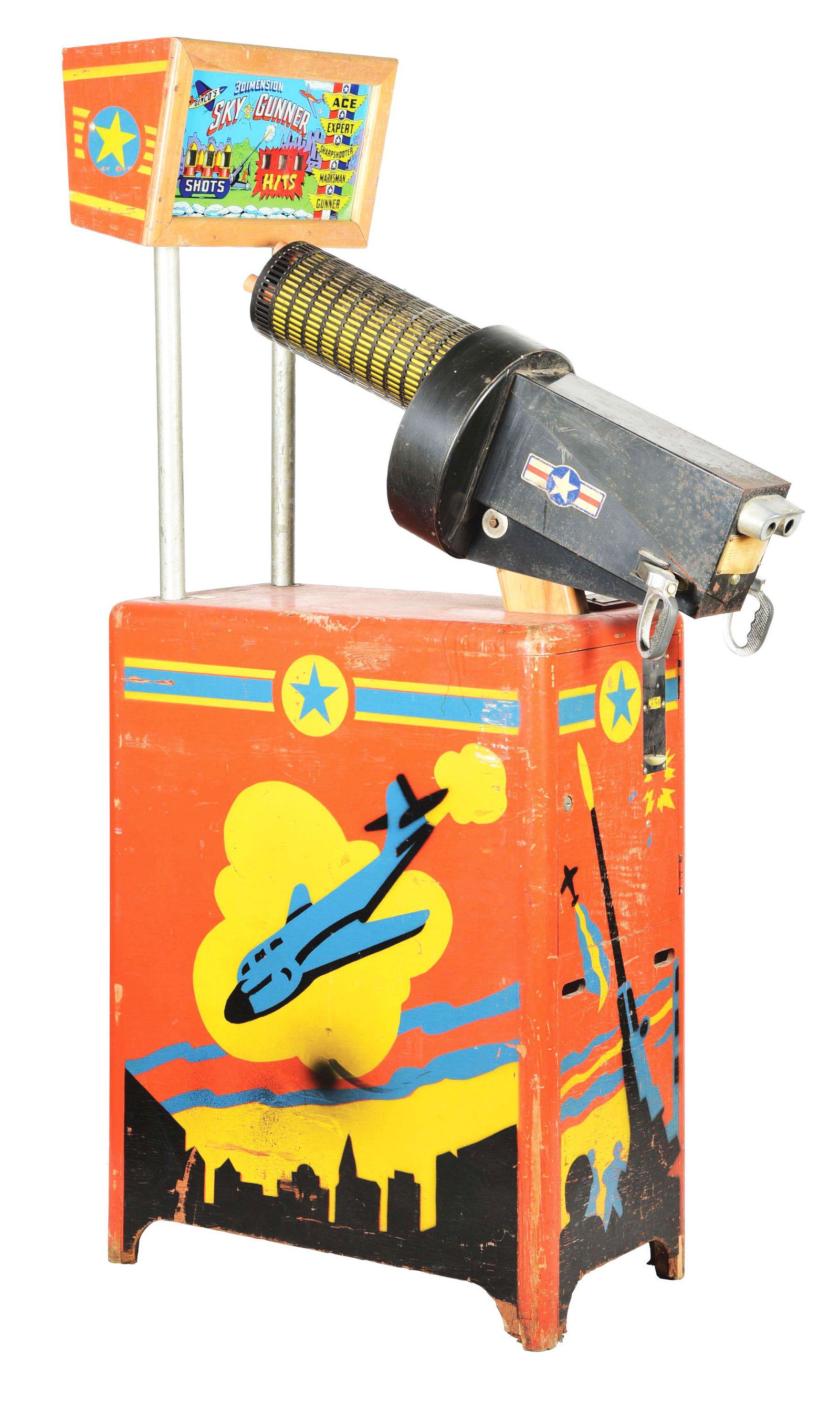 25¢ Sky Gunner Arcade Machine.