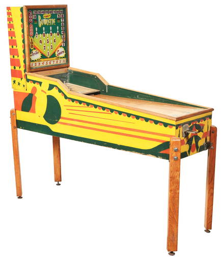 5¢ Gottlieb & Co. Bowlette Bowling Arcade Game.