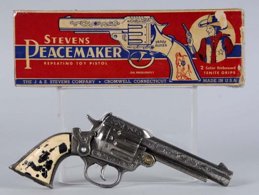 596: Stevens Peacemaker Cap Gun. - Dec 10, 2009 | Dan Morphy Auctions in PA