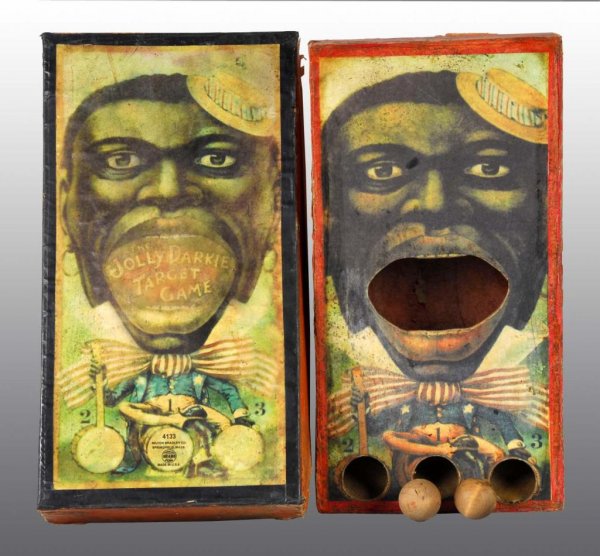 1336: Milton Bradley Black Americana Jolly Target Game.