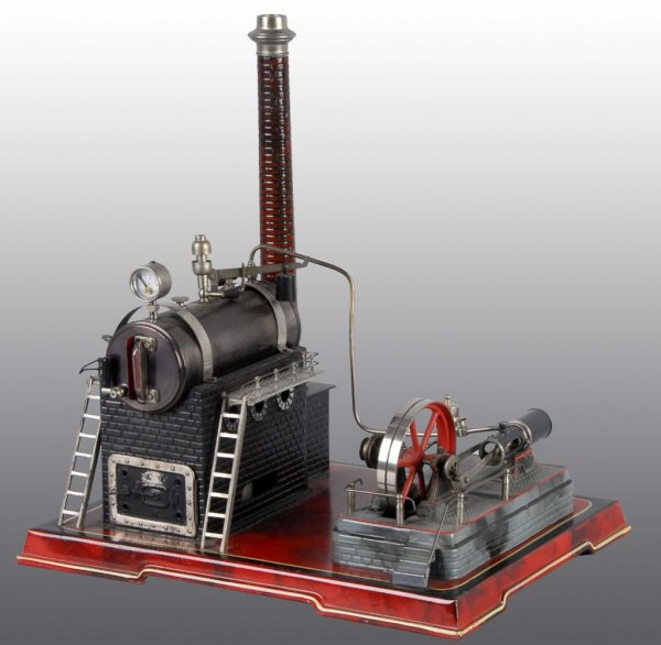 J. Falk Horizontal Steam Engine Toy.