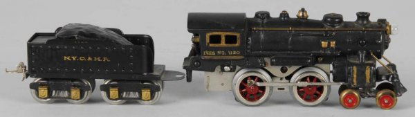 3116: Ives O-Gauge No.1120 Locomotive & Tender.