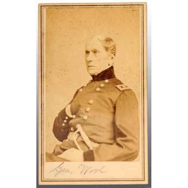685: Brigadier General John Ellis Wool CDV.