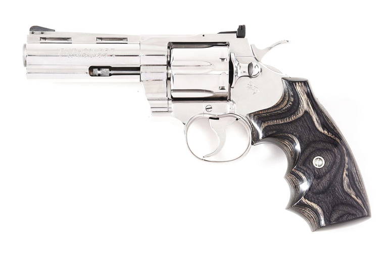 (m) Fine Colt Python Double Action Revolver With Case.