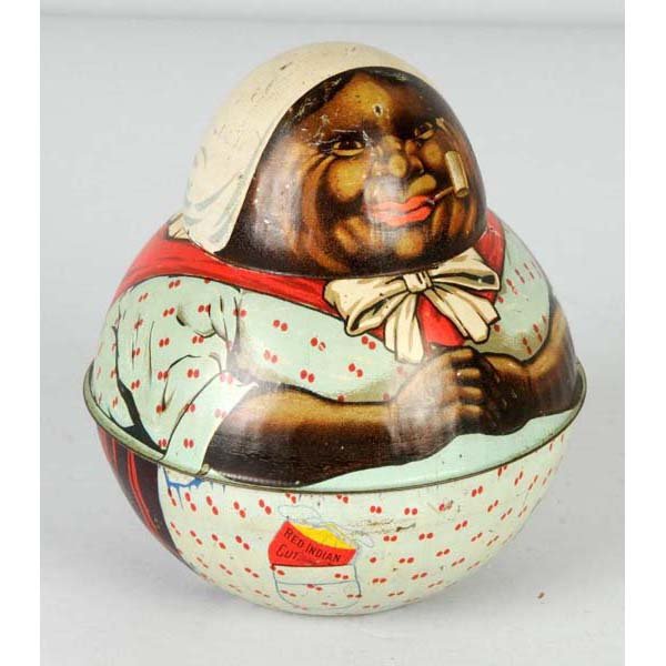 480: Bronze Mammy Red Indian Tobacco Tin.