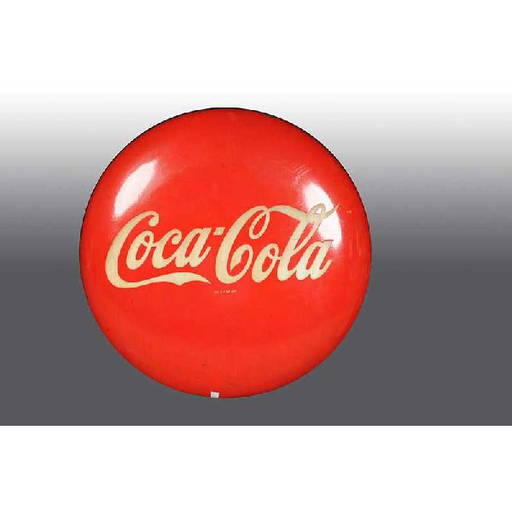 Porcelain Coca Cola Round Sign.