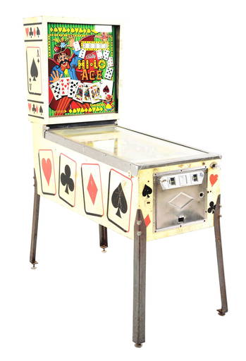 25¢ 1973 BALLY HI-LO ACE PINBALL. (#2470) on Nov 05, 2021 | Dan Morphy ...