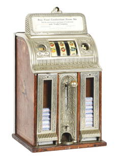 5¢ Caille Bros. Victory Mint Vendor Slot Machine.