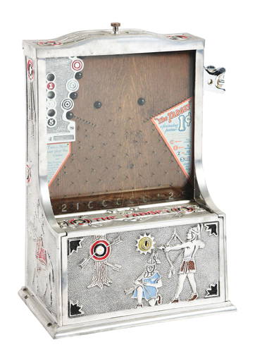 Mills Target Practice Penny Flip Trade Stimulator.