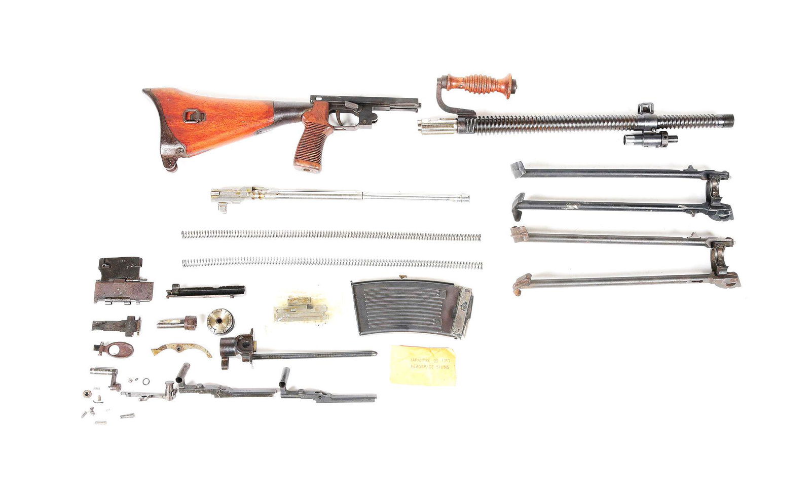 Imperial Japanese Type 99 Light Machine Gun Parts Kit.