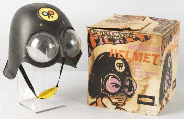328: Remco Hamilton's Invaders Toy Space Helmet.