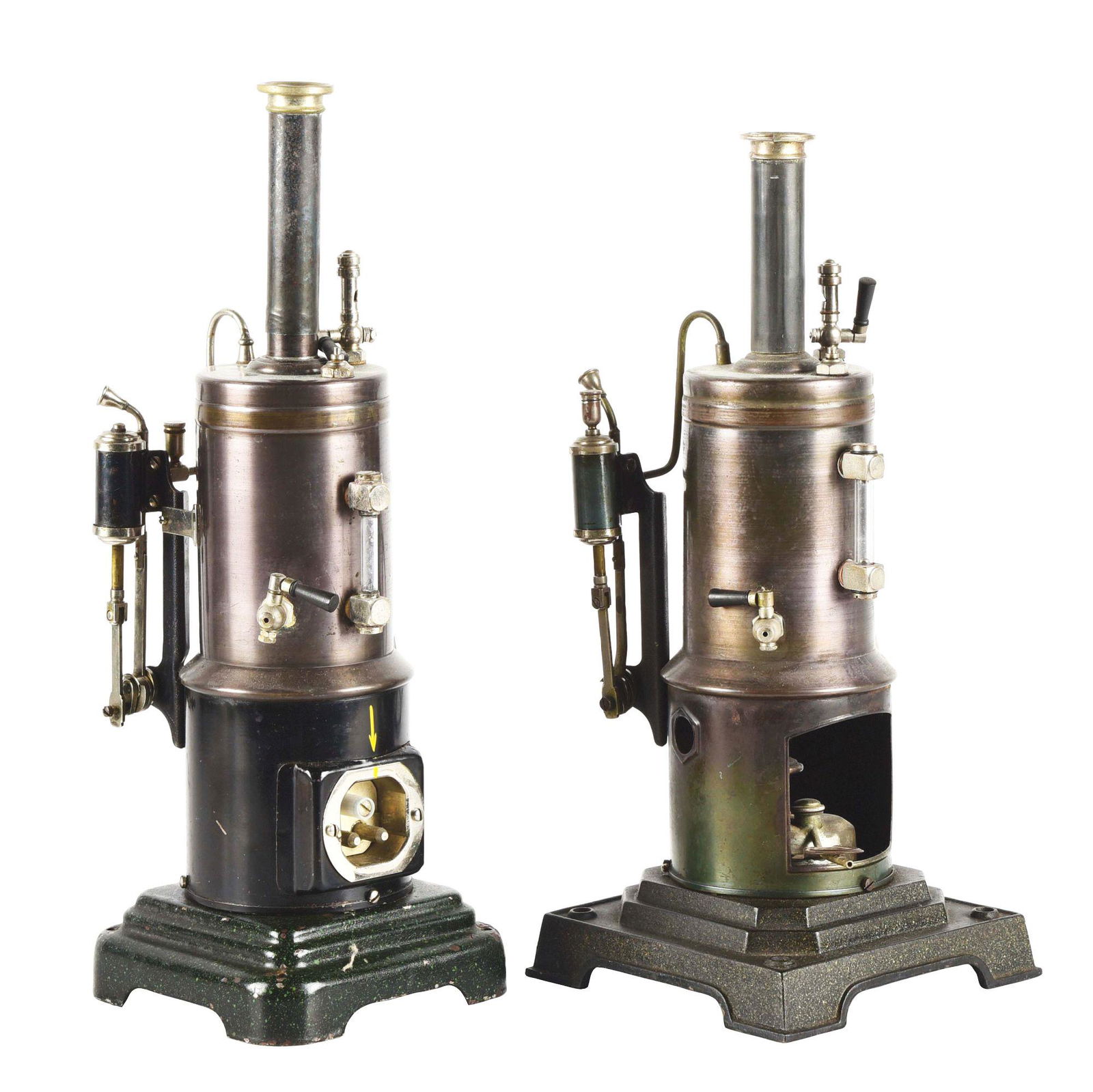 Lot Of 2: Early German Marklin Vertical Steam Engines.
