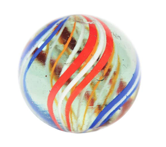 LARGE LATTICINO MARBLE. (#2015) on Dec 01, 2021 | Dan Morphy Auctions in PA