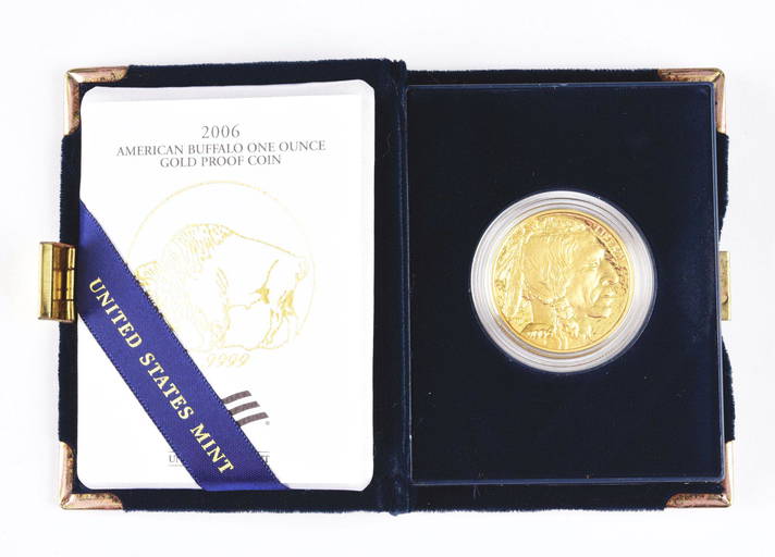 2006 $50 Gold American Buffalo Proof Coin.