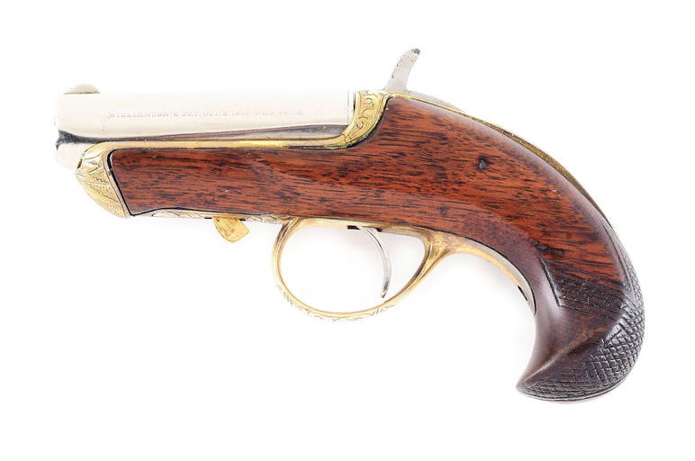 (a) Williamson Derringer Single Shot Pistol