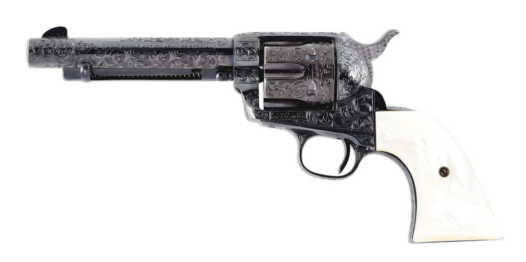 (A) CUSTOM ENGRAVED COLT SINGLE ACTION ARMY REVOLVER - Dec 14, 2021 ...